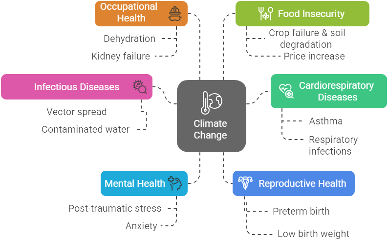 Climate Change and health: vulnerability pathways and resilience ...